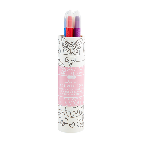 Pink Coloring Roll Crayon Set – Little Options Shop